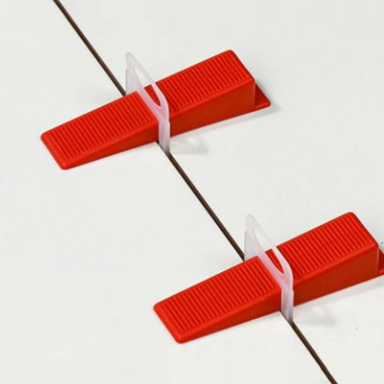 300шт Набор для Выравнивания Плиток Система Уровняльщиков Сепараторы Инструмент для Установки Настен и Пола База Прозрачная 2.0мм 3 Пакета по 100шт