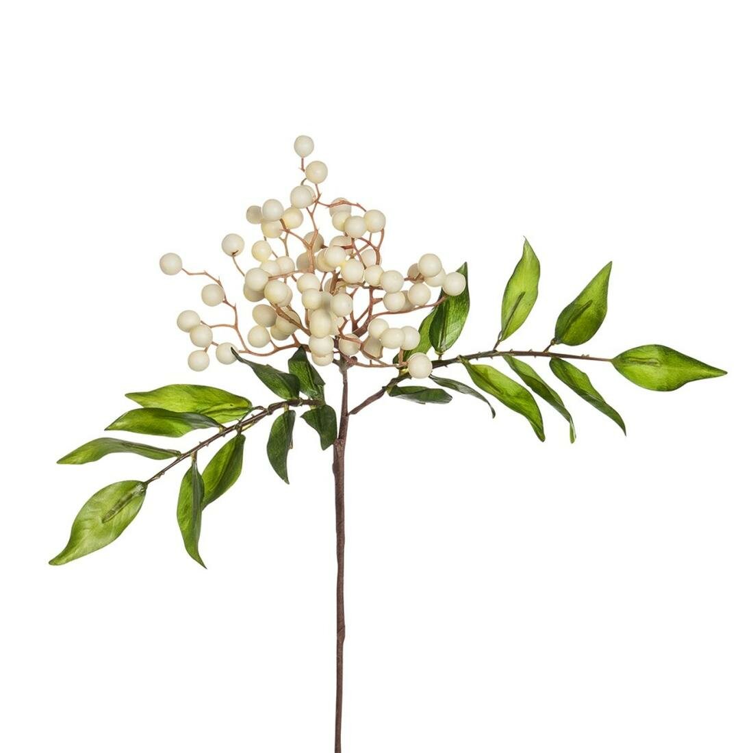 Ветка декоративная "Рябина" #161602-130 Fiebiger Floristik 39 см