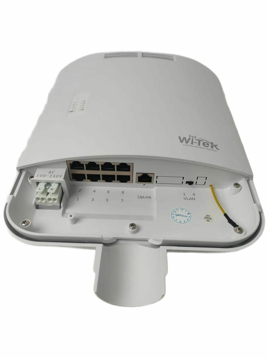 Сетевой коммутатор Wi-Tek WI-PS209-O, уличный неуправляемый PoE 120Вт, порты 8FE PoE +1FE, Watchdog