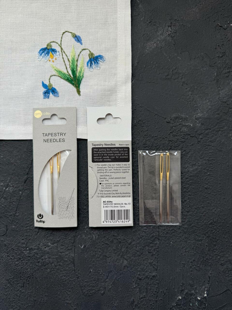 Tulip Tapestry Needles Набор игл №13, Сталь. 2 шт
