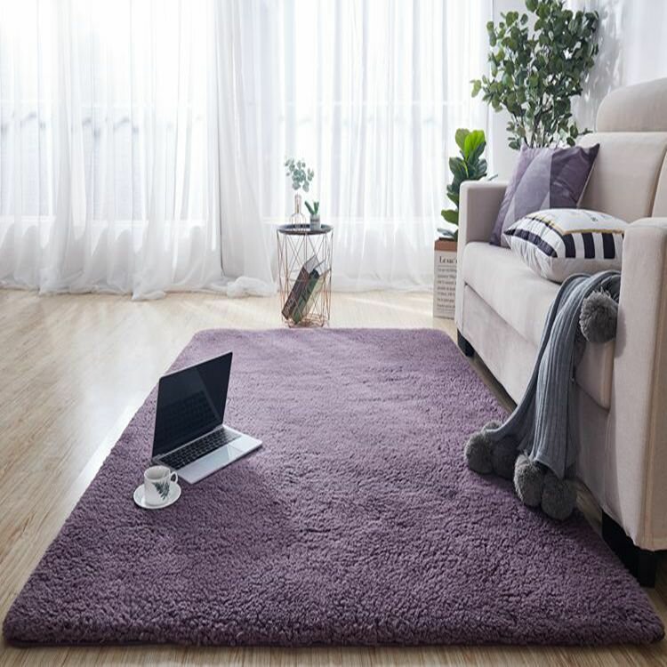 Ковер "LBSX", прямоугольный, противоскользящий, сиреневый, 1,4x2 м