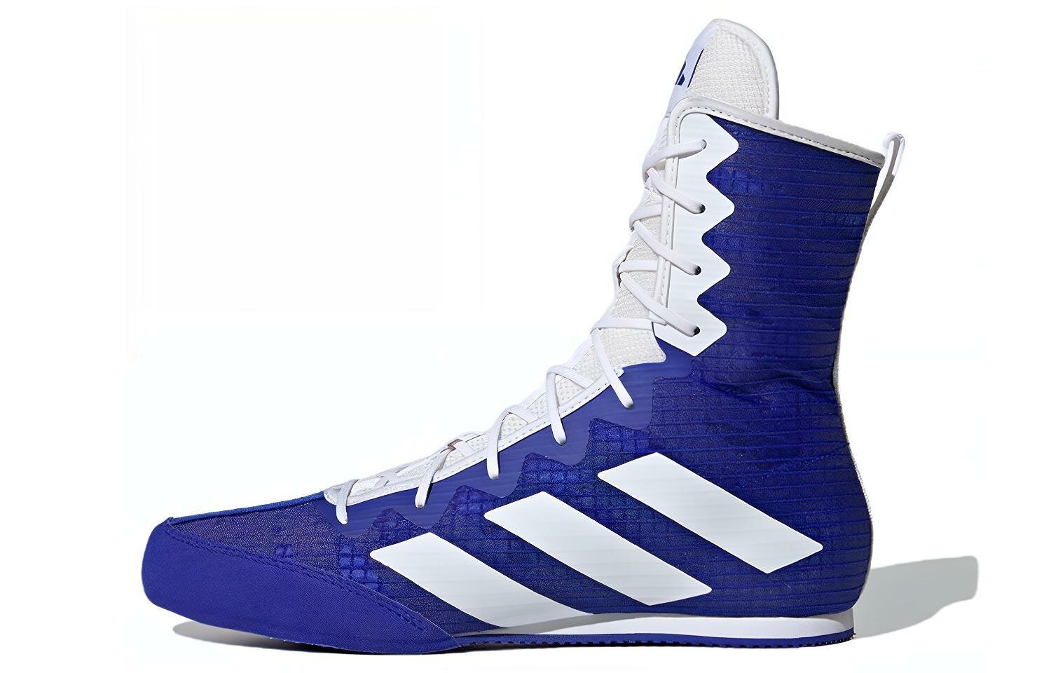Боксерские ботинки унисекс Adidas Box Hog 4 Lucid Blue, 38 EU, цвет: blue
