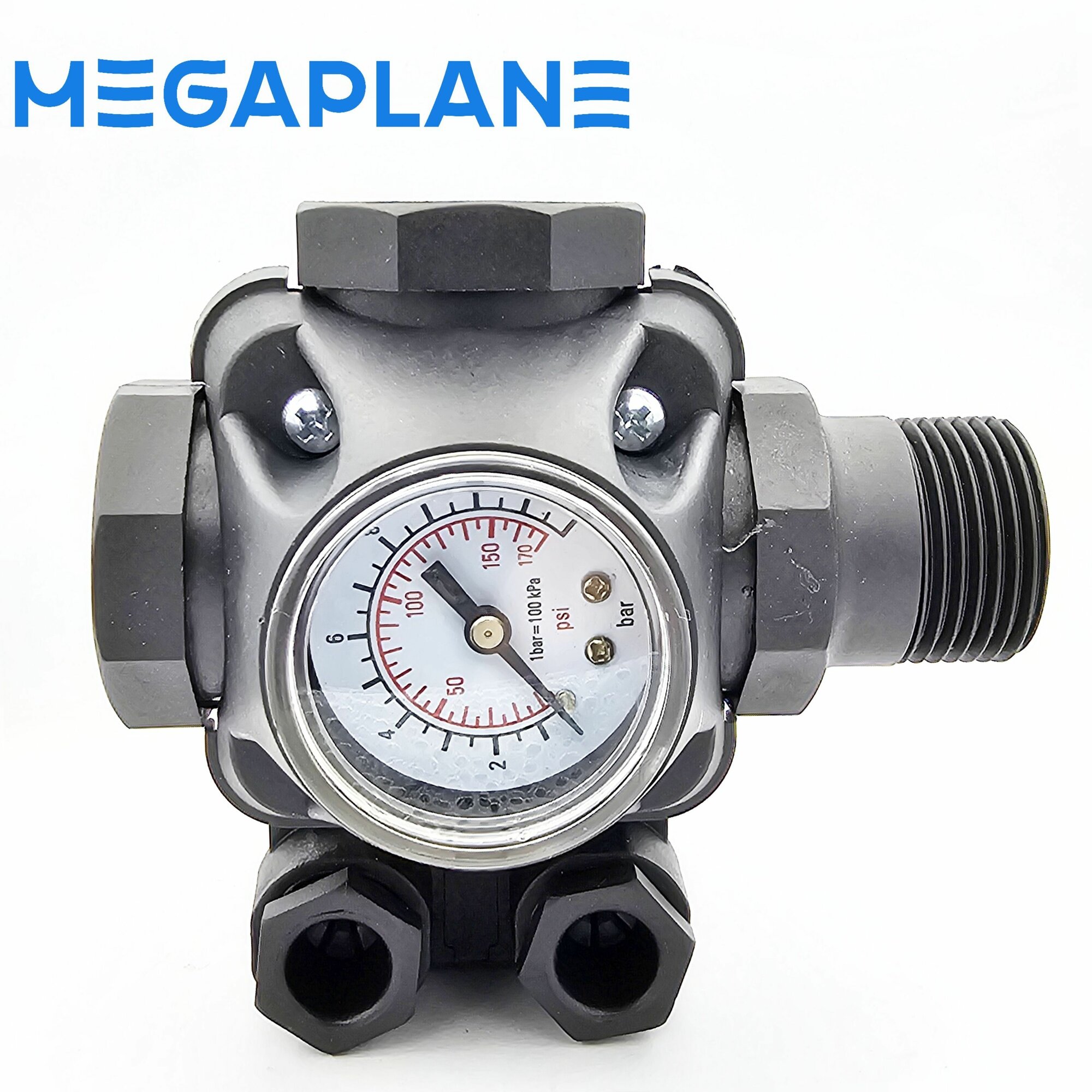 Реле давления со встроенным манометром TIM PS-04A