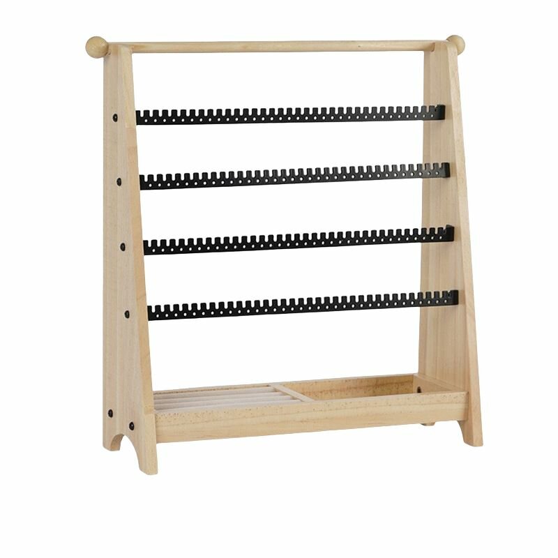 Стойка для украшений , деревянная, 30 х 33 см, бежевая