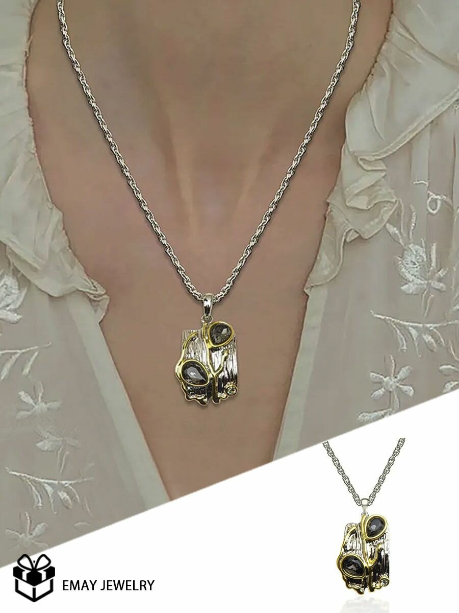 Колье, искусственный камень