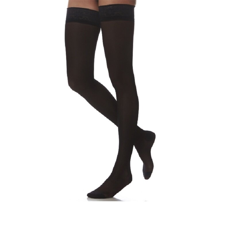 Чулки Ergoforma 221 компрессионные (2 класс компр.) 23-32 мм рт. ст. (цв. черный) №6