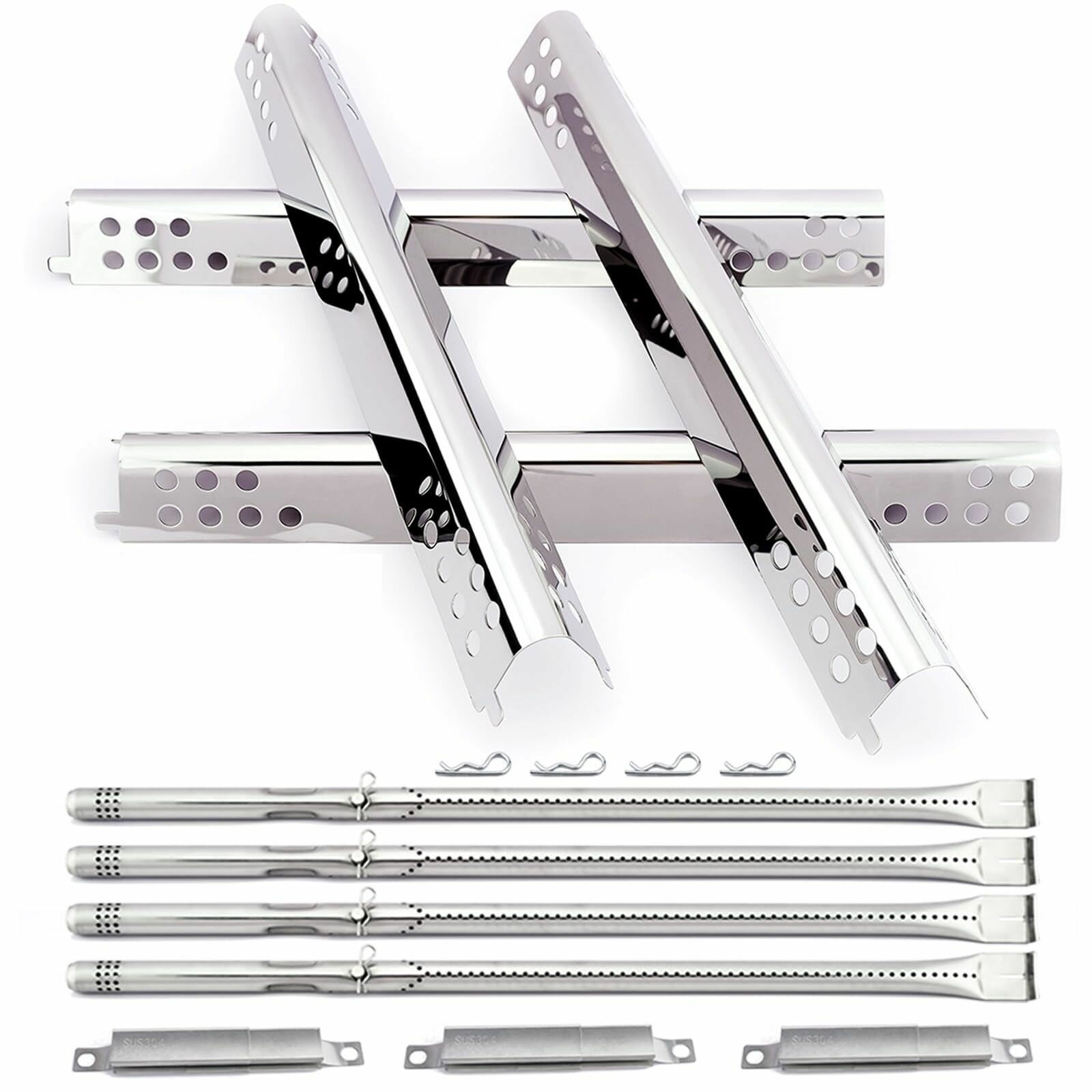 Комплект для замены газового гриля, горелка из нержавеющей стали Charbroil, жаровая труба, запасные части для гриля.