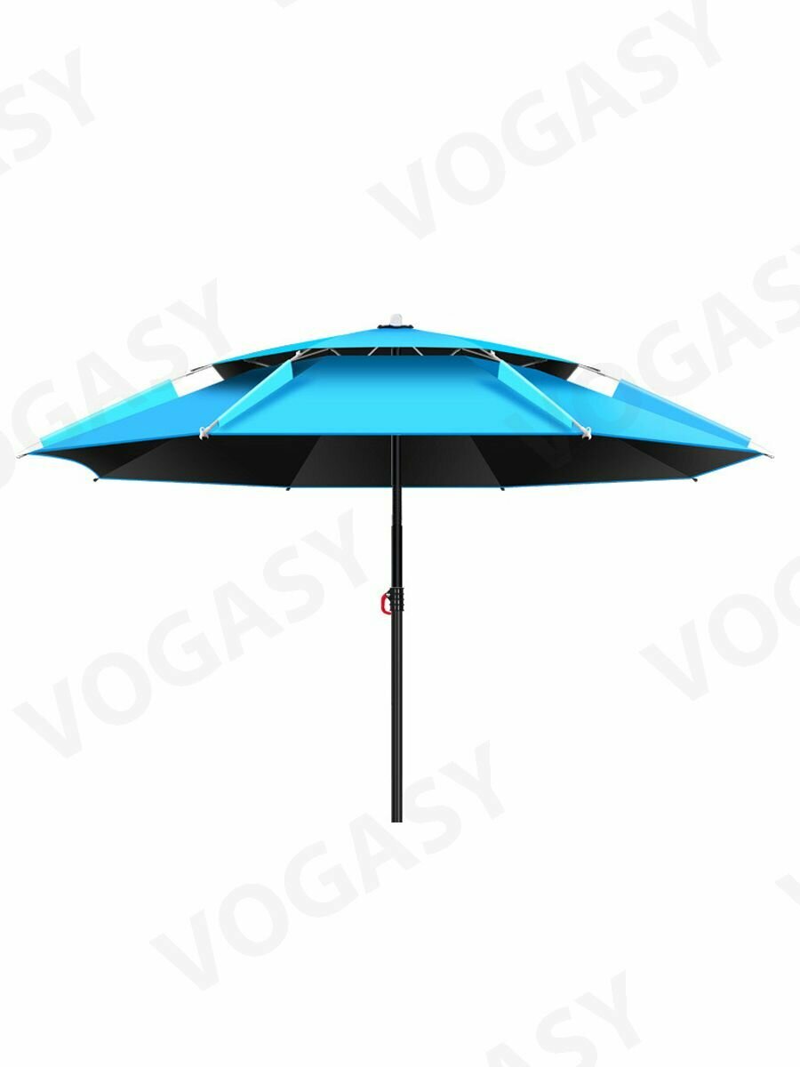 1.8m Синий Пляжный зонт большого размера, уличный зонт для рыбалки