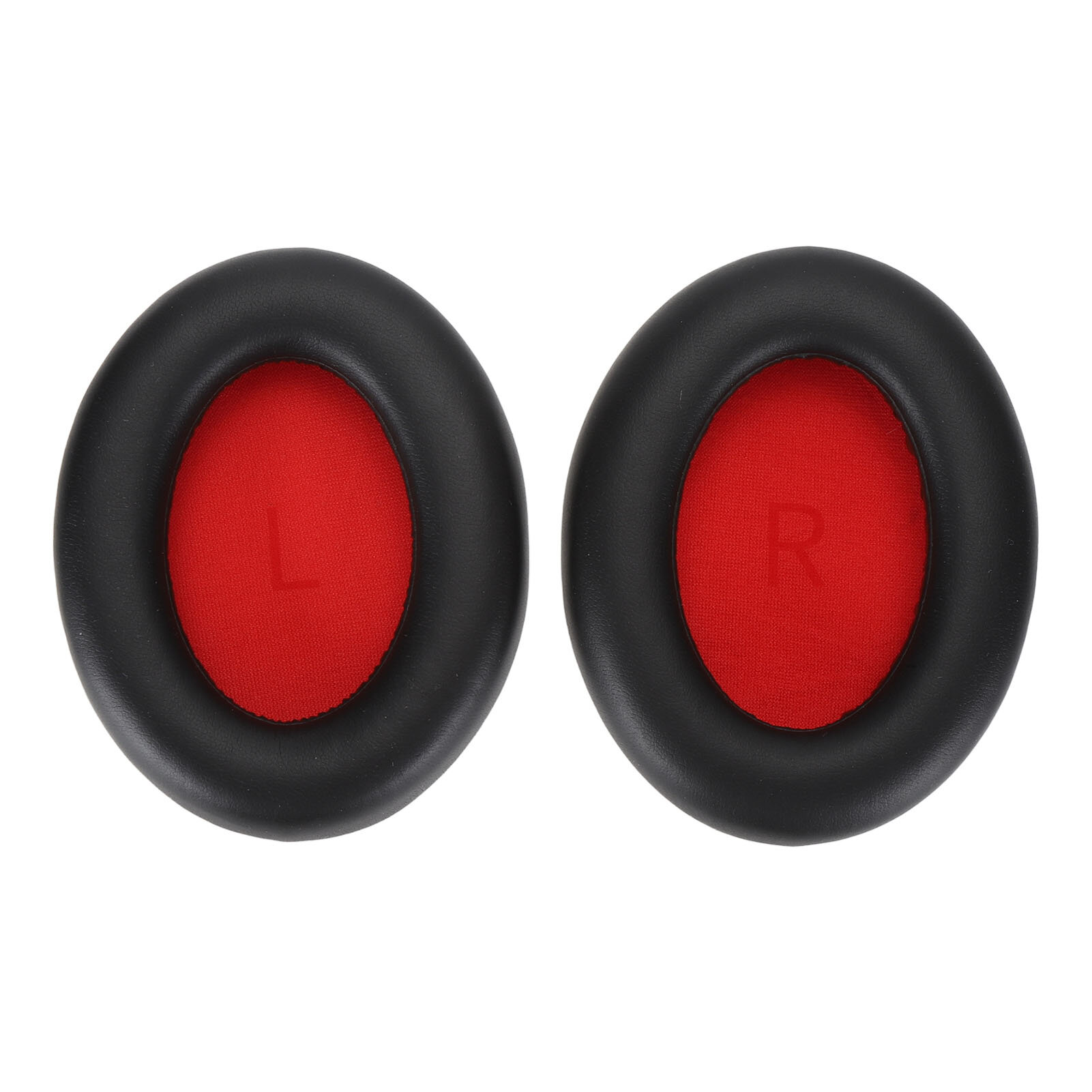 Headphone Earpads Replacement Protein Leather Headset Ear Cushions for 1MORE SonoFlow Black