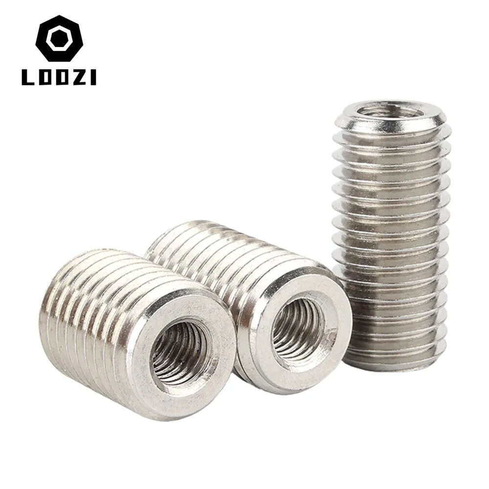 Переходники LOOZI М2-М20 из нержавеющей стали 304 M5-M8 (5pcs), length 8mm