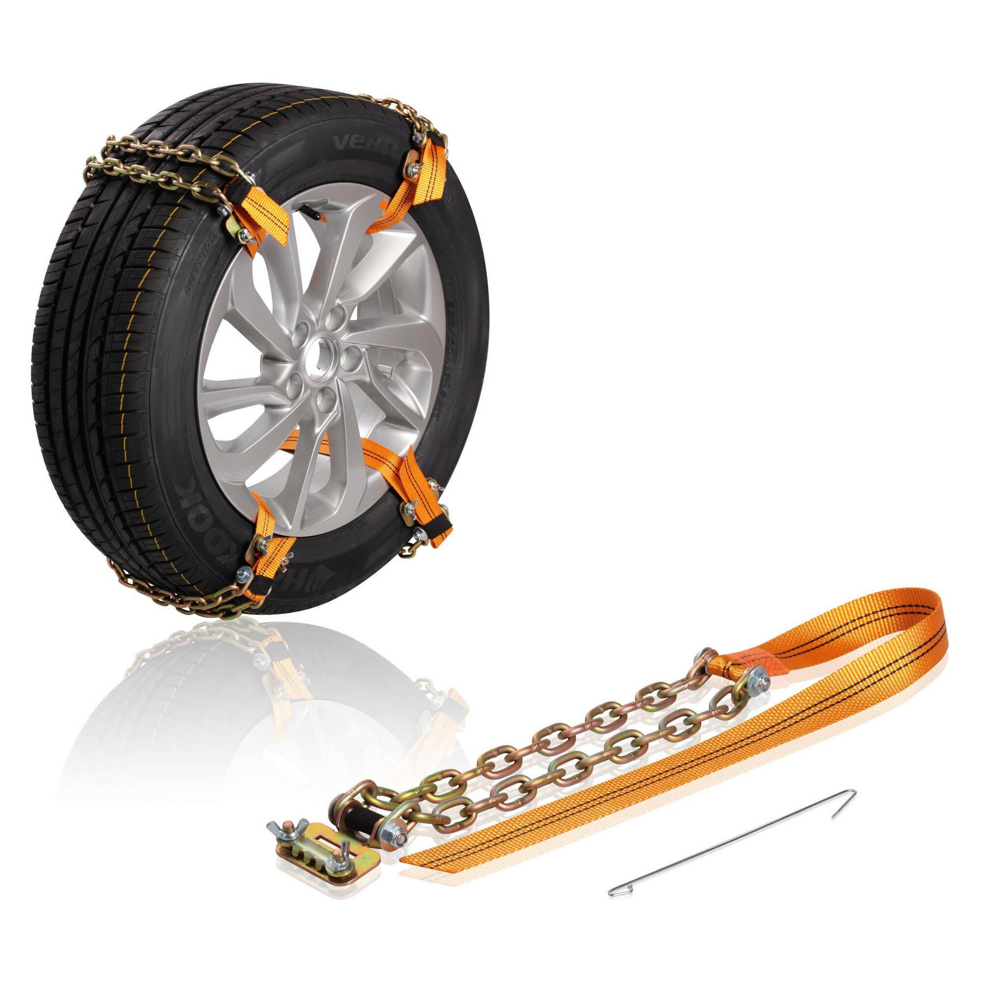 Airline цепи (браслеты) противоскольжения для кросс-ов (колса 205-225 мм), усиленные, к-т 2 шт. acbc01