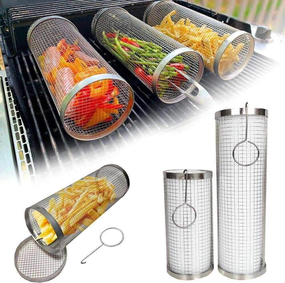 Решетка для мангала круглая гриль NIT Perfect Goods, для овощей и фри, 20 см