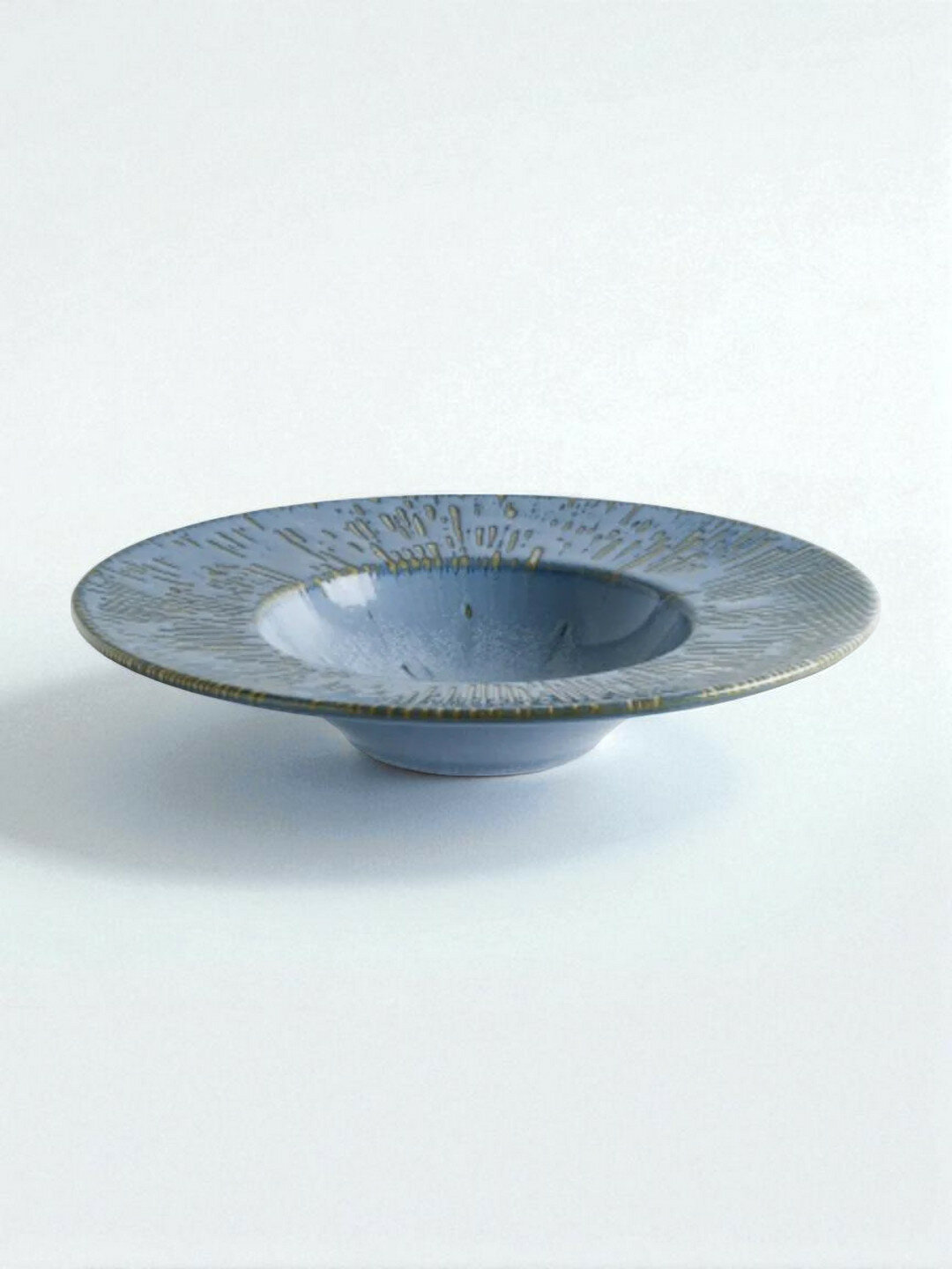 Набор тарелок для пасты 2 штуки Snell, диаметр 28см 400мл, фарфор, синий, Bonna