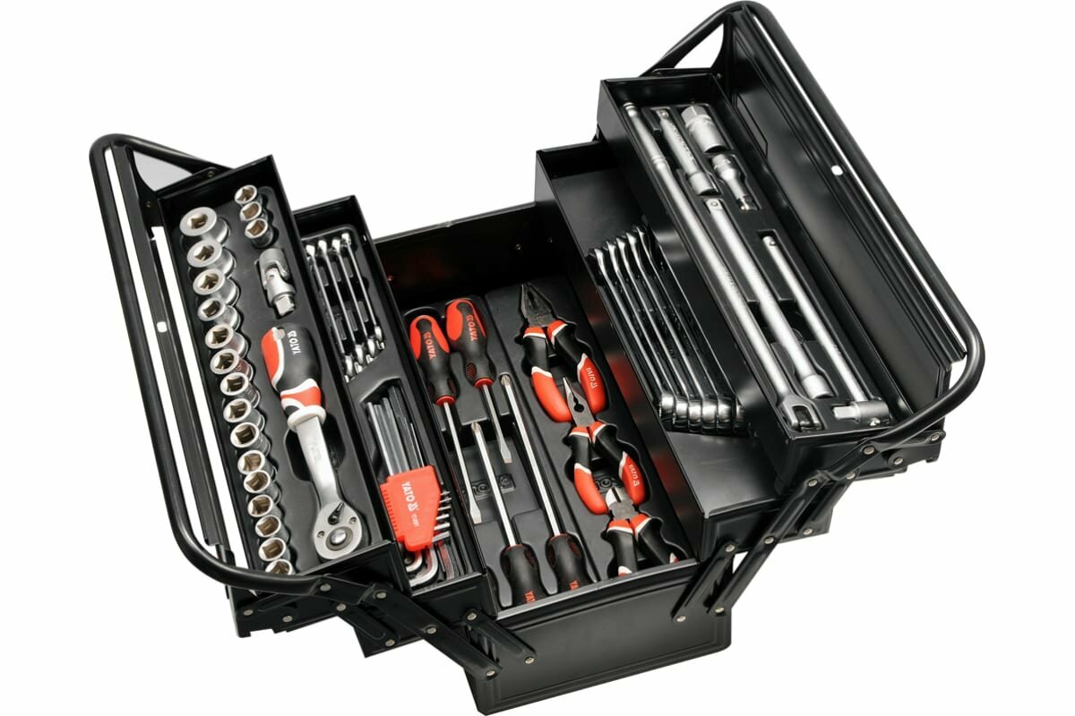 Набор инструментов в ящике Yato 62 шт. арт. YT-3895