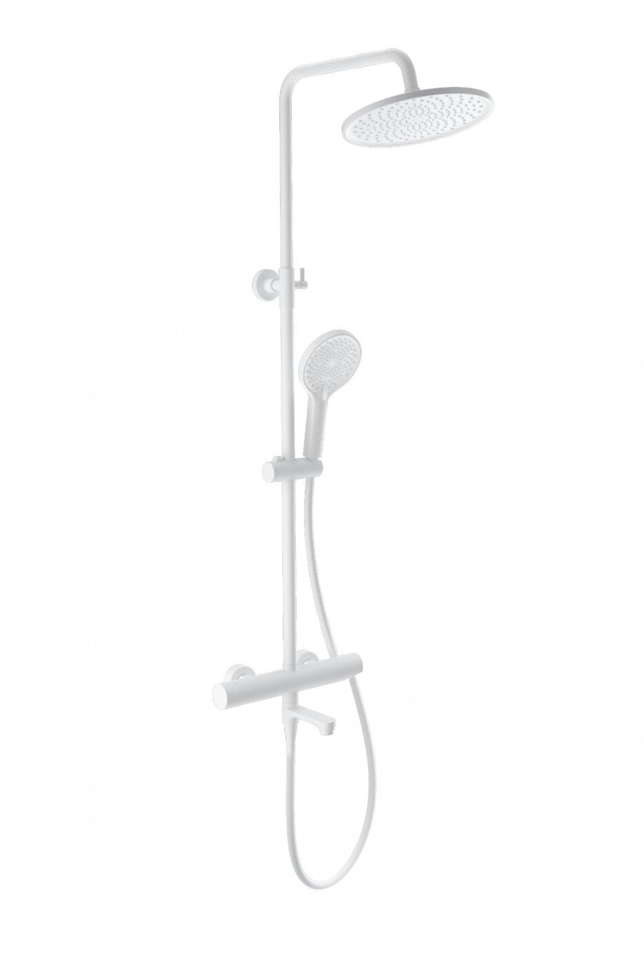 Душевая система с термостатом WONZON & WOGHAND, Белый матовый (WW-B3069-MB)
