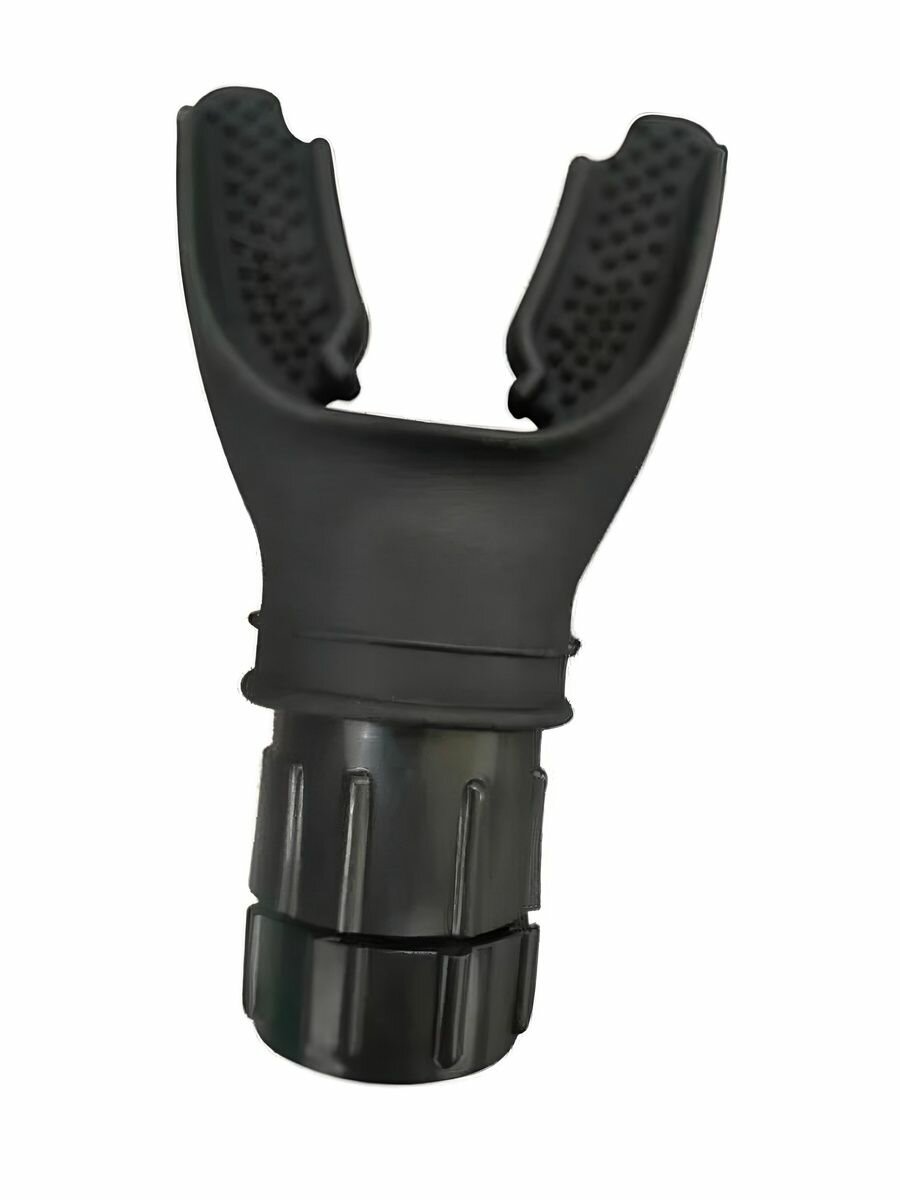 Мундштук (тренажер) для дыхательных упражнений, черный