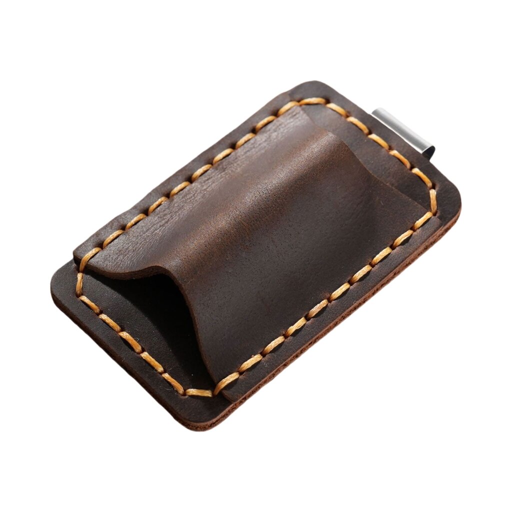 Кожаный Держатель Ручки с Зажимом Для Блокнота Держатель Ручки для Ручки для Дневника