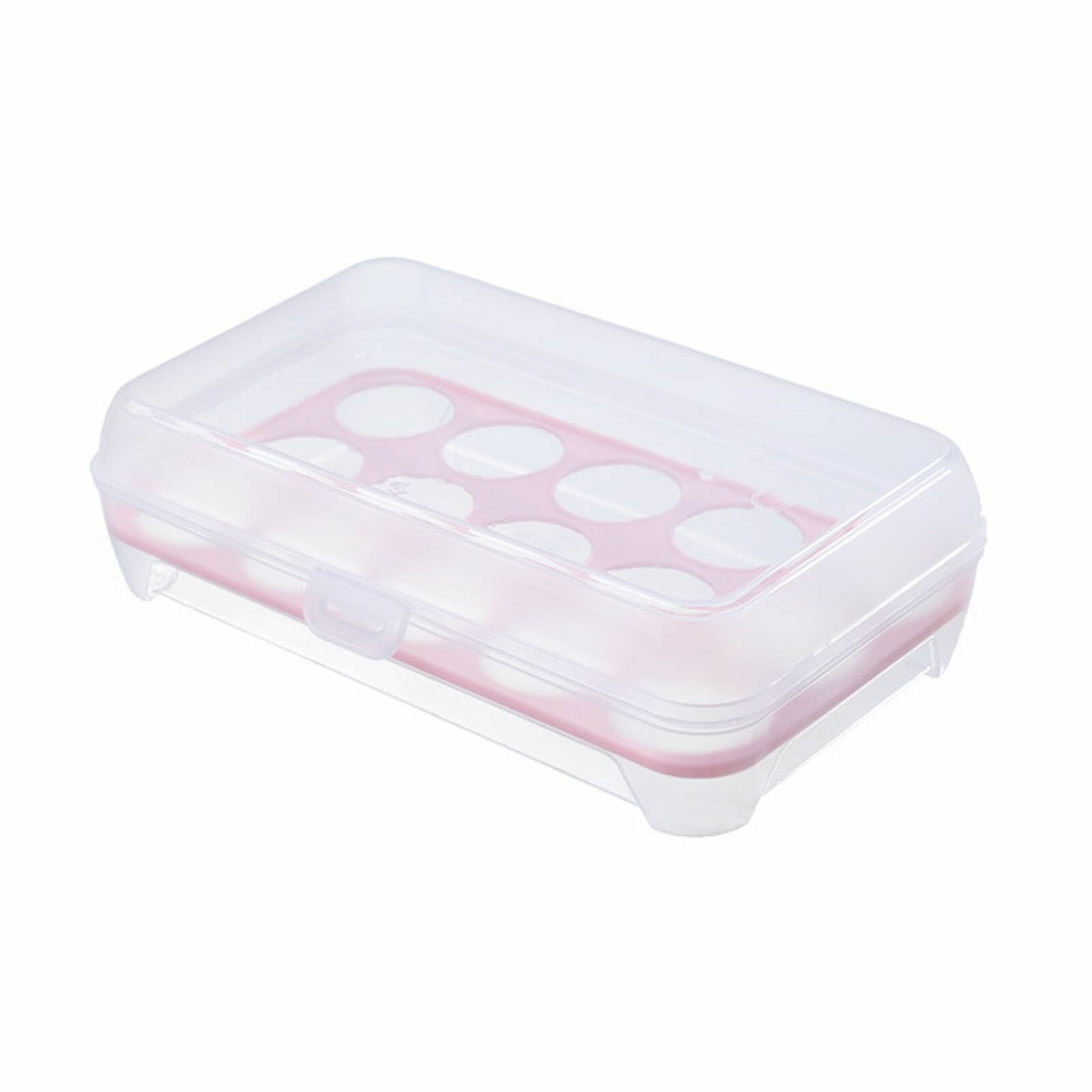 Держатель для яиц Портативный 15 сеток Многофункциональный прозрачный контейнер для хранения яиц для холодильника и кухни