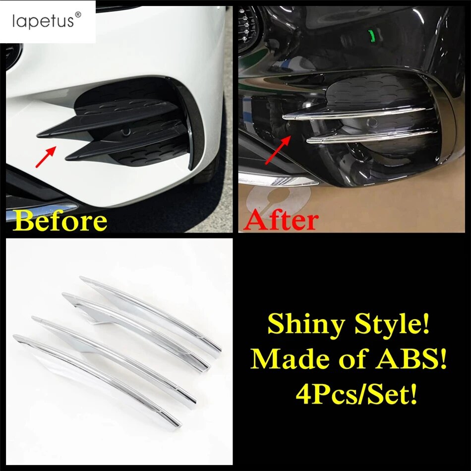 Передняя противотуманная фара, полоса воздухозаборника, решетка, накладка для Mercedes Shiny Style