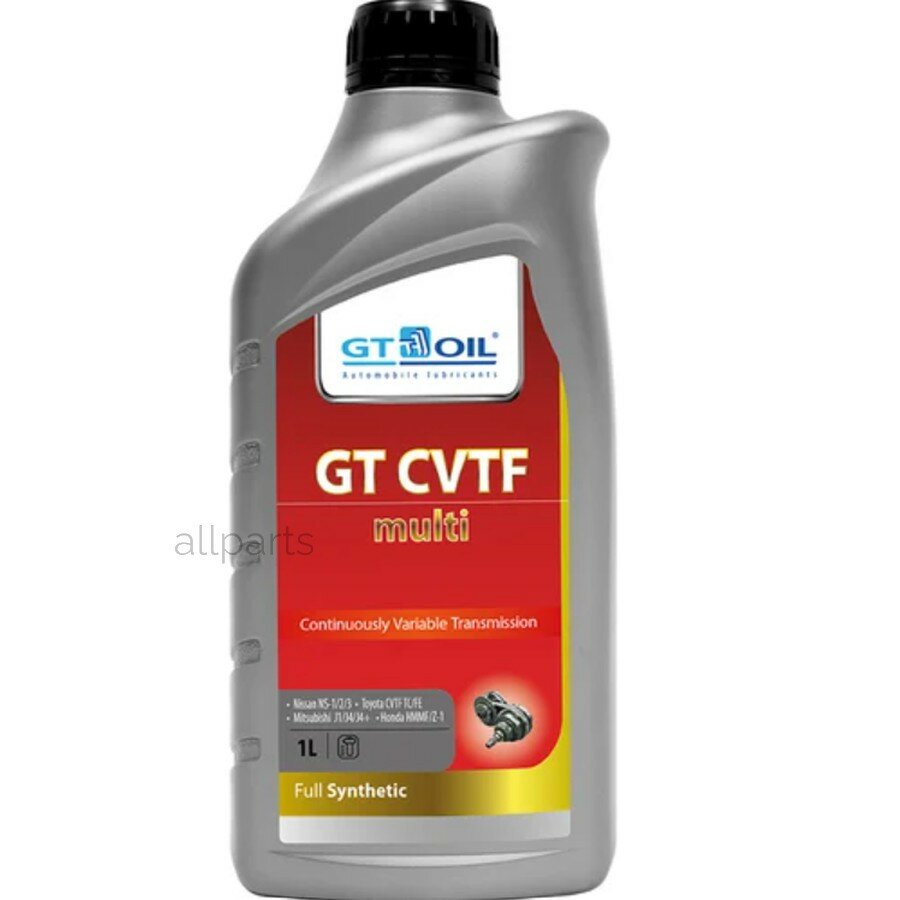 GT OIL 8809059408650 Масло трансмиссионное GT OIL 1л синтетика GT CVTF Multi