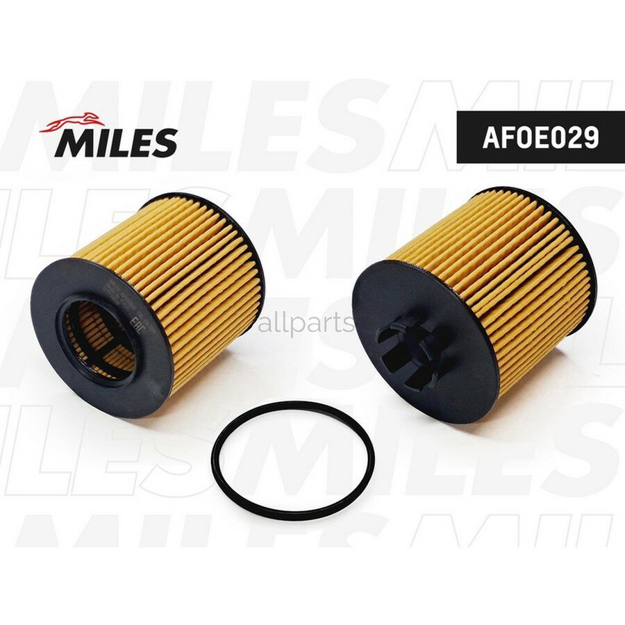 MILES AFOE029 Фильтр масляный VW GOLF/JETTA/PASSAT 05-/AUDI A3/SKODA OCTAVIA 03-