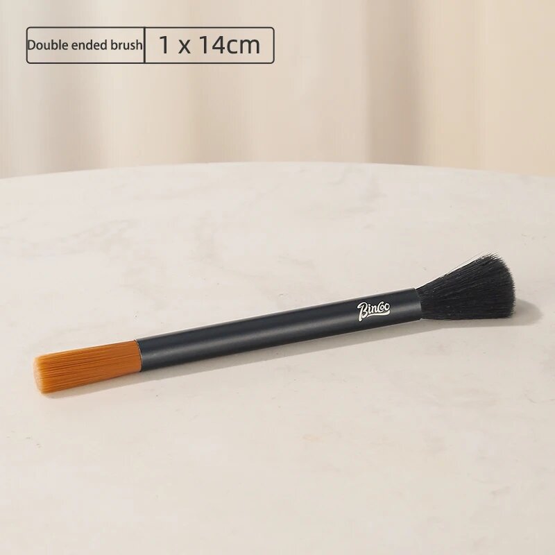 Bincoo Barista домашний кофе-бар, ручка щетки для чистки кофемашины, инструмент для чистки кофейного порошка, аксессуары для щетки из нейлоновой щетины