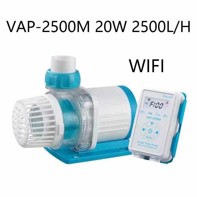 Новый циркуляционный водяной насос jebao jecod с преобразованием частоты, VAP-2500M 6-20 Вт, 750-2500 Л/ч, высота перекачки 3,2 м, внешний регулятор регулировки и функция Wi-Fi -lj
