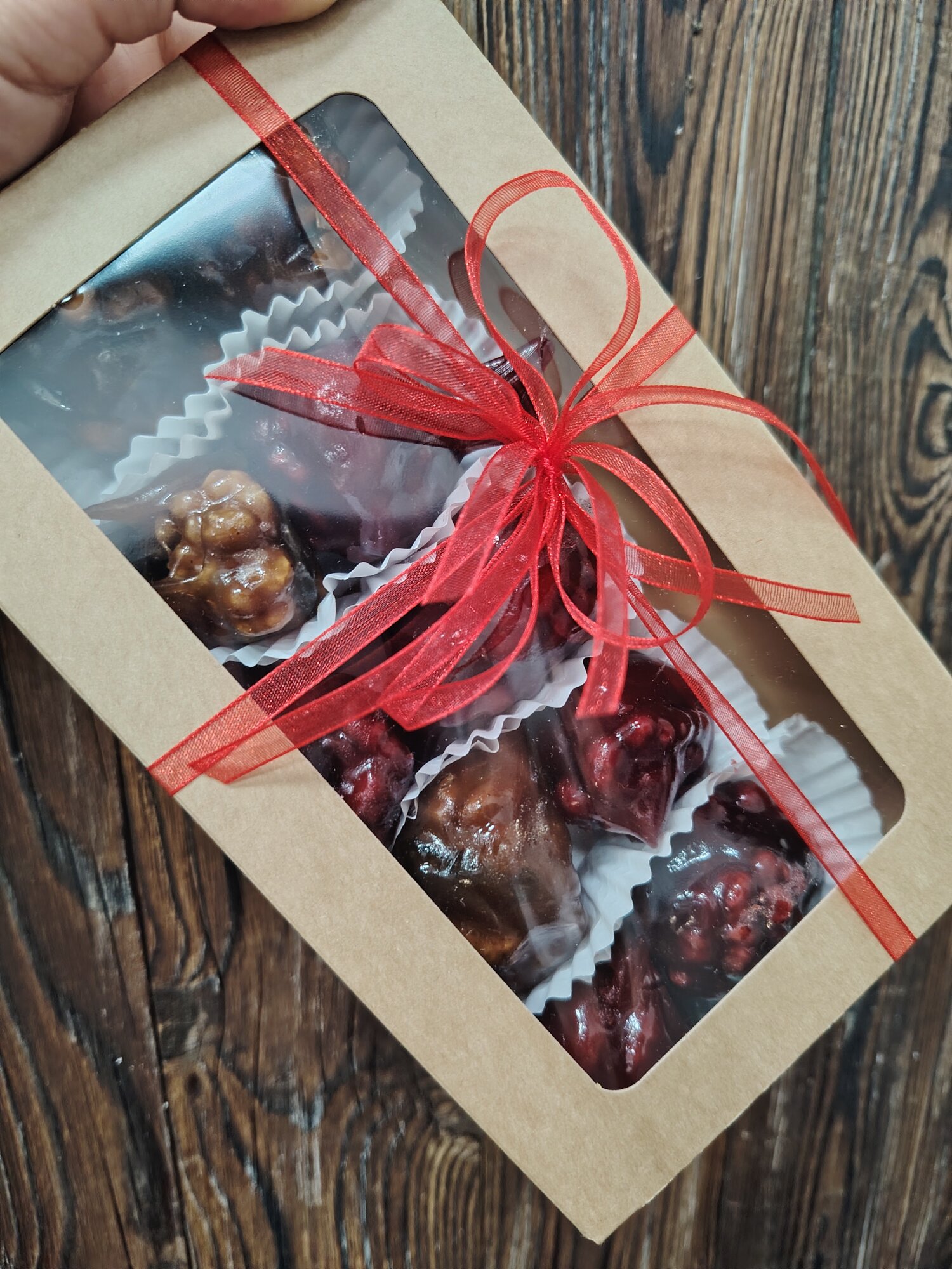 Фручелла, виноградный и гранатовый соки, ассорти, грецкий орех, 350г.