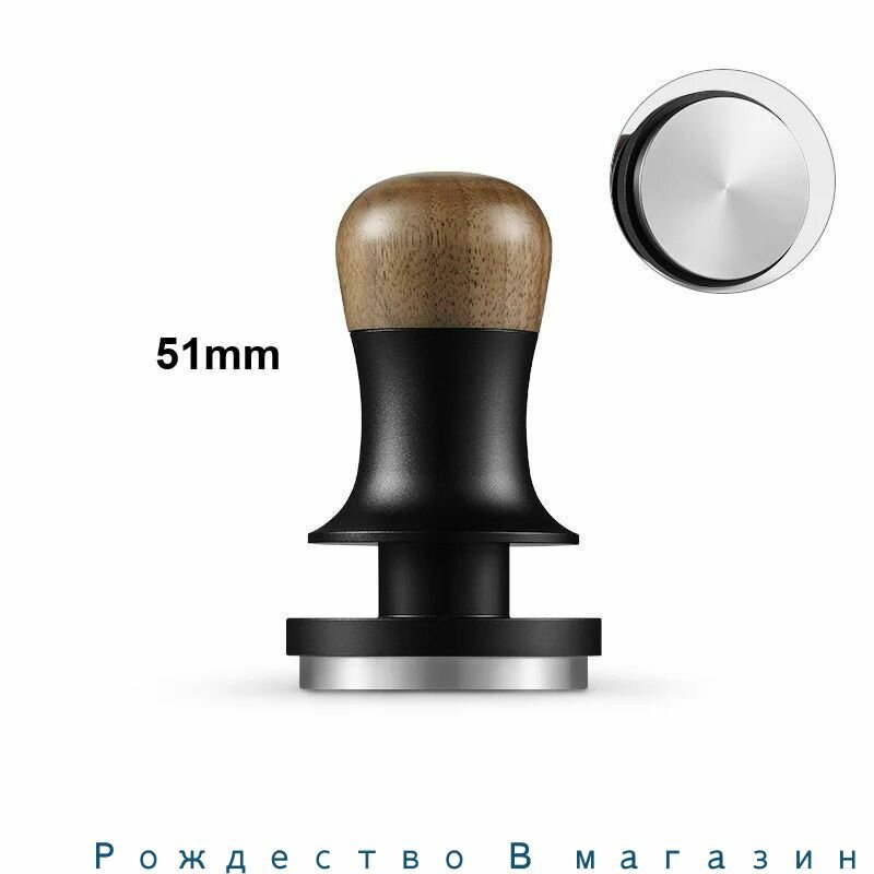 Пуш темпер постоянного давления MHW-3BOMBER Flash constant pressure tamper 2.0, 51mm, Flat Base