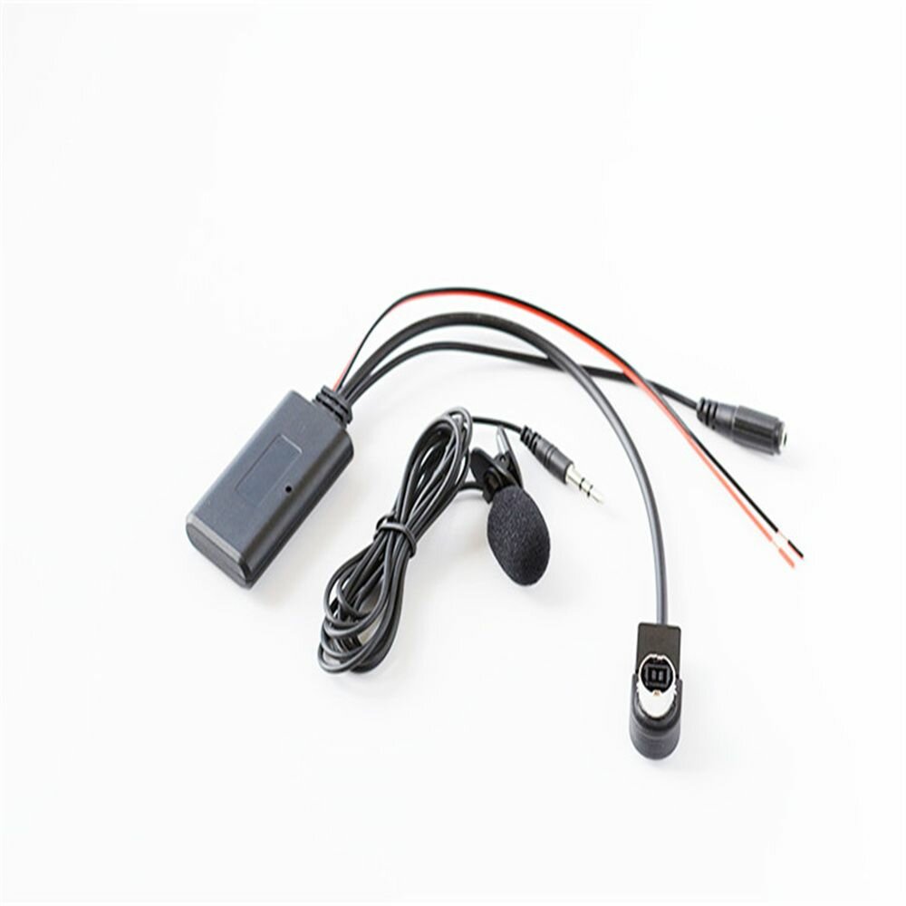 Автомобильный Bluetooth Аудио Кабель AUX Кабельный Адаптер + микрофон Для устройств Alpine JVC UniLink
