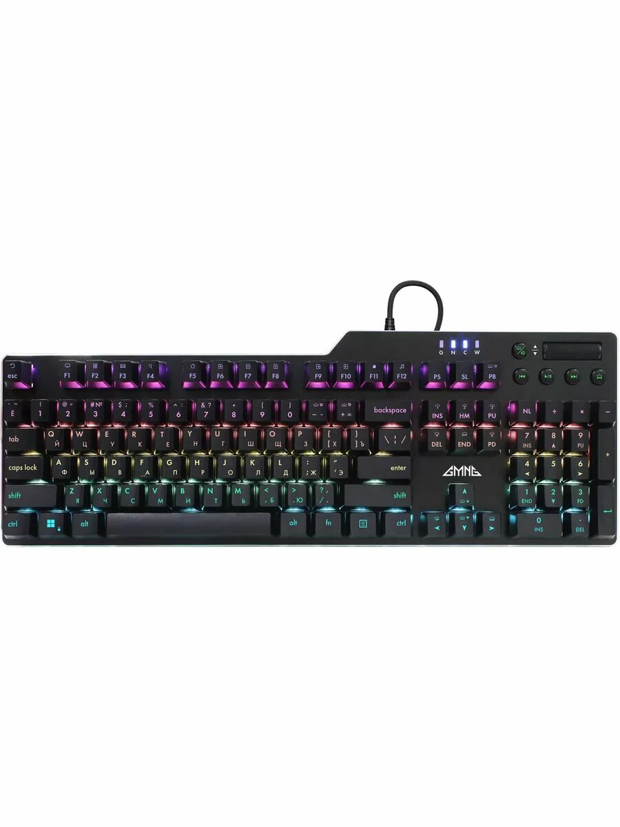 Клавиатура GMNG GG-KB765XP механическая черный USB Multimedia for gamer LED (1901096)