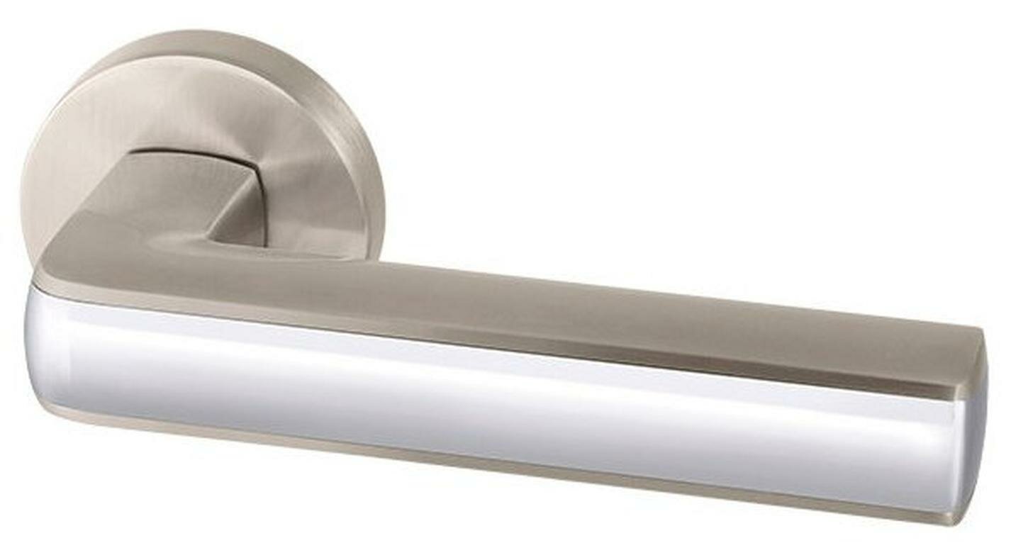 Ручка раздельная Armadillo CUBE URB3 SN/CP-3 Мат никель/хром