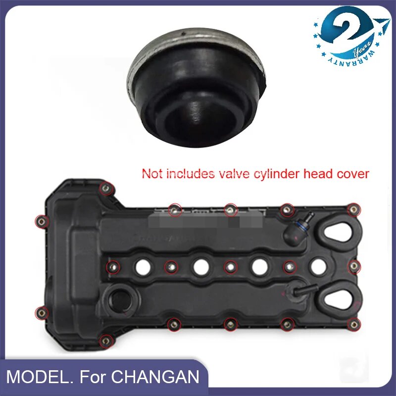 17 шт./компл. новые уплотнения болтов крышки клапана CHANGAN EADO/Alsvin/V5/CS35 478 двигателя, свеча зажигания/уплотнительное кольцо датчика, автоаксессуары