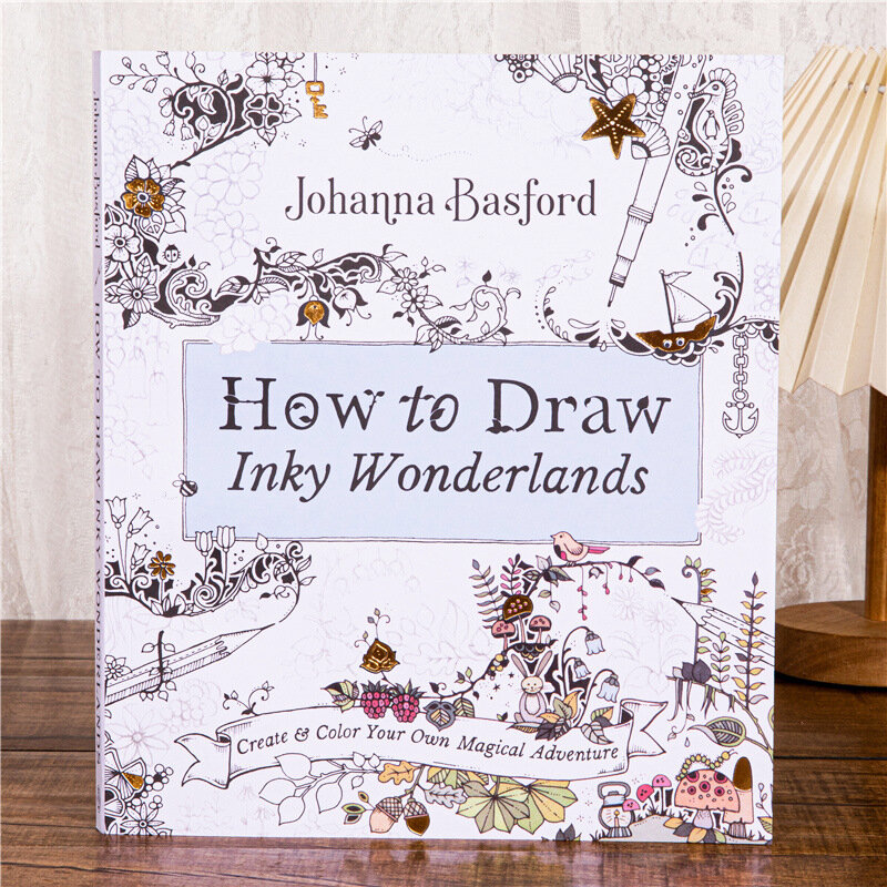 Раскраска "How to Draw Inky Wonders", английская версия, декомпрессия
