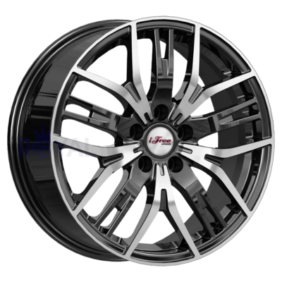 Литой колесный диск iFree Аскет (КС1072) 7x17/5x112 ET40 D57,1 Блэк Джек