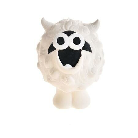 HOMEPET BUBBLE 11х7,5х7,5 см игрушка для собак барашек с пищалкой латекс