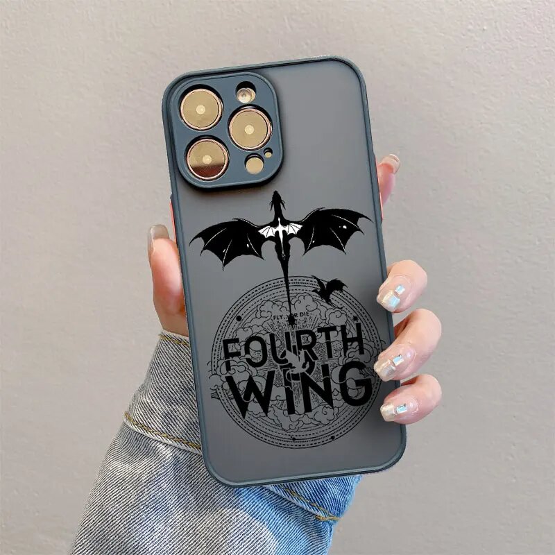 Чехол для телефона F-Fourth W-Wing для iPhone 15 14 Pro Max 16 Pro Max Plus 13 12 Mini 11 Pro Max X XR XS 8 7 Plus SE2, черный чехол для телефона