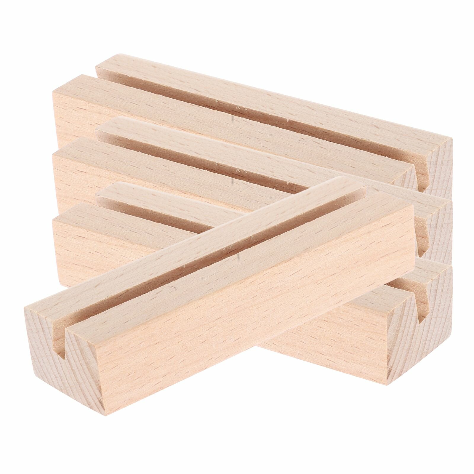 4 Штуки Деревянных Подставок Для Карточек, Из Дерева, Для Декора Стола