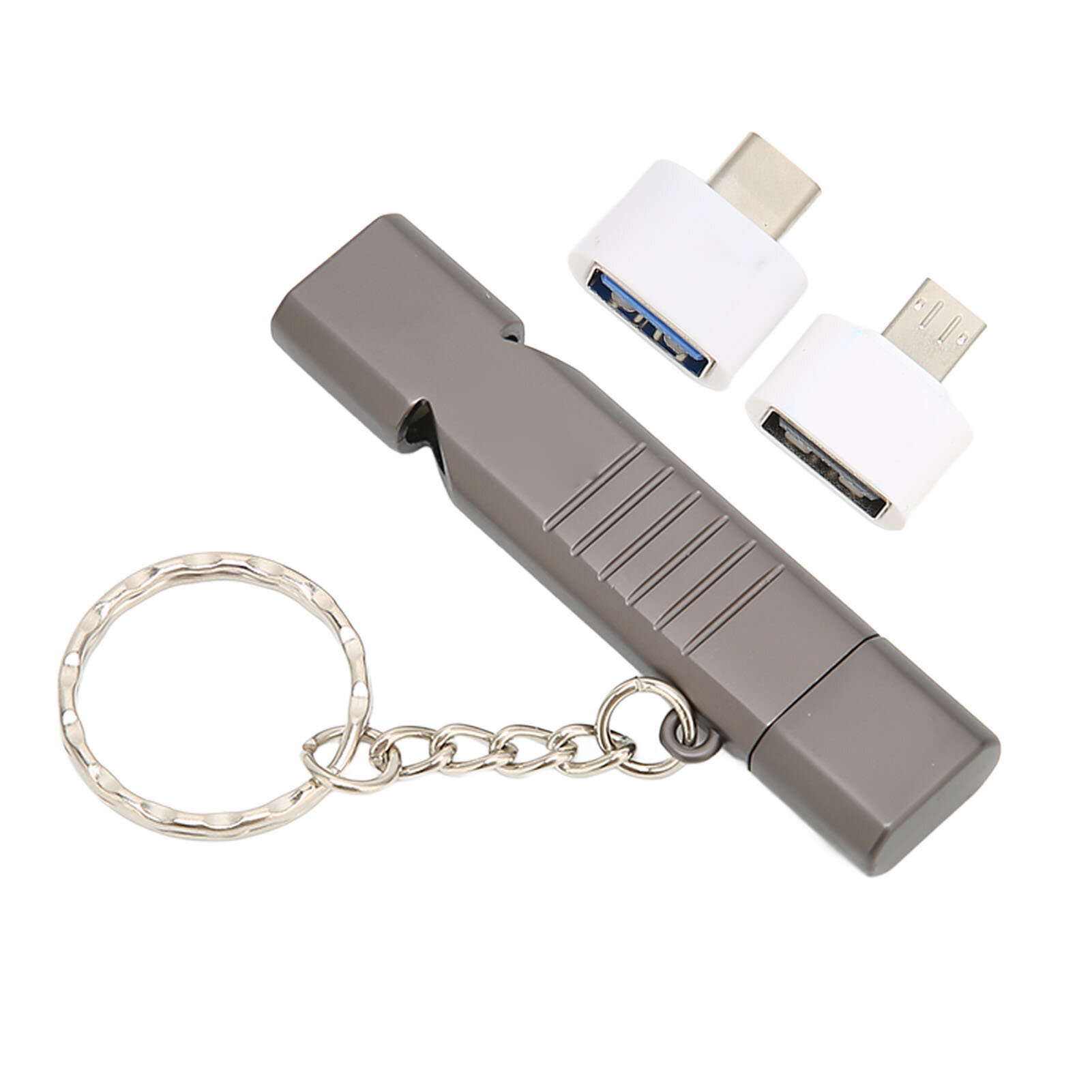 Свисток флешка sos водонепроницаемая usb 3 . 0 120 дб звук многофункциональный цинковый сплав u диск с брелоком для компьютера 16 гб черный