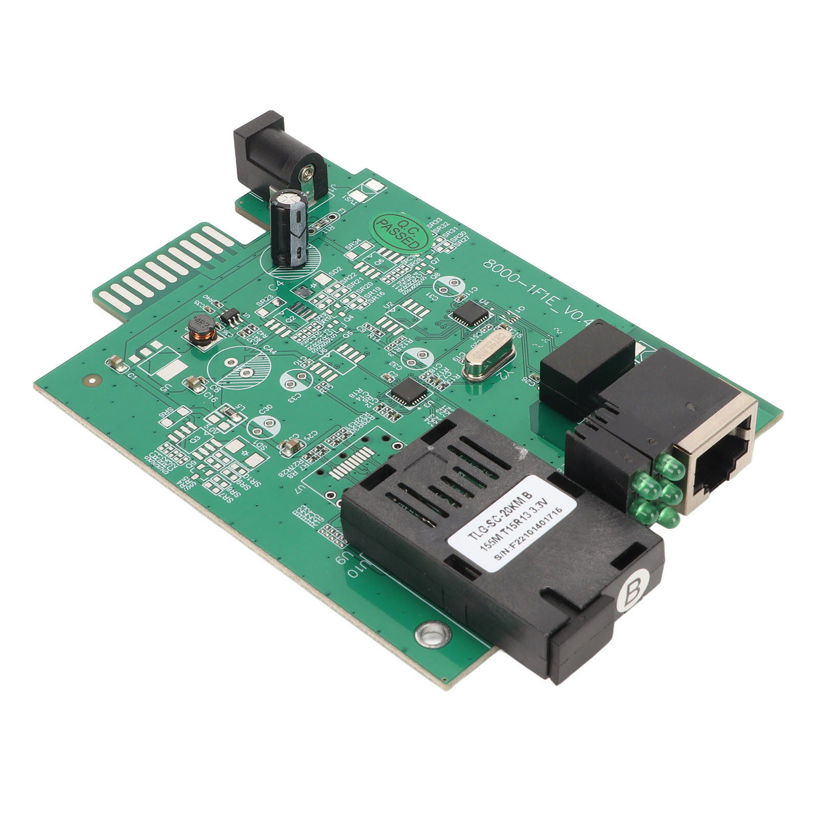 Sc оптоволоконный ethernet трансивер 100 мбит с tx1550 нм rx1310 одномодовый конвертер портом rj 45