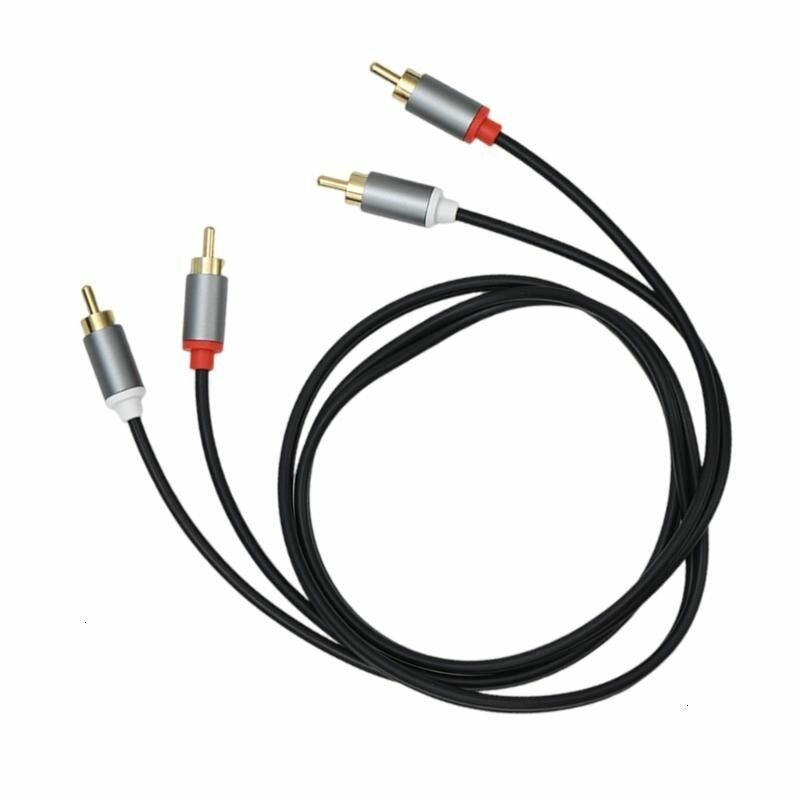 Аудиокабель 2RCA- 2RCA аудиокабель double lotus-double lotus-2 м