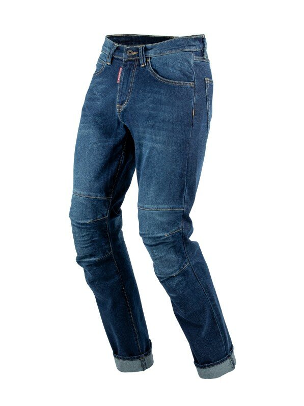 Starks EF56 Мотоджинсы Python Evo муж. Slim fit Cordura Denim стрейч Тёмный Синий Stonewash+Brush 31