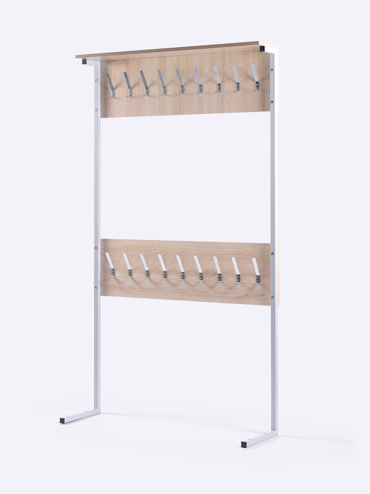 Вешалка напольная гардеробная школьная односторонняя