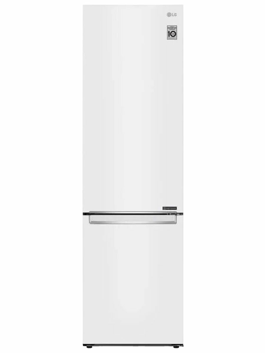 Холодильник двухкамерный LG LG GC-B509FQQW, полезный объем 387 л, Total No Frost, класс энергоэффективности A++, инверторный компрессор, DoorCоoling, белый