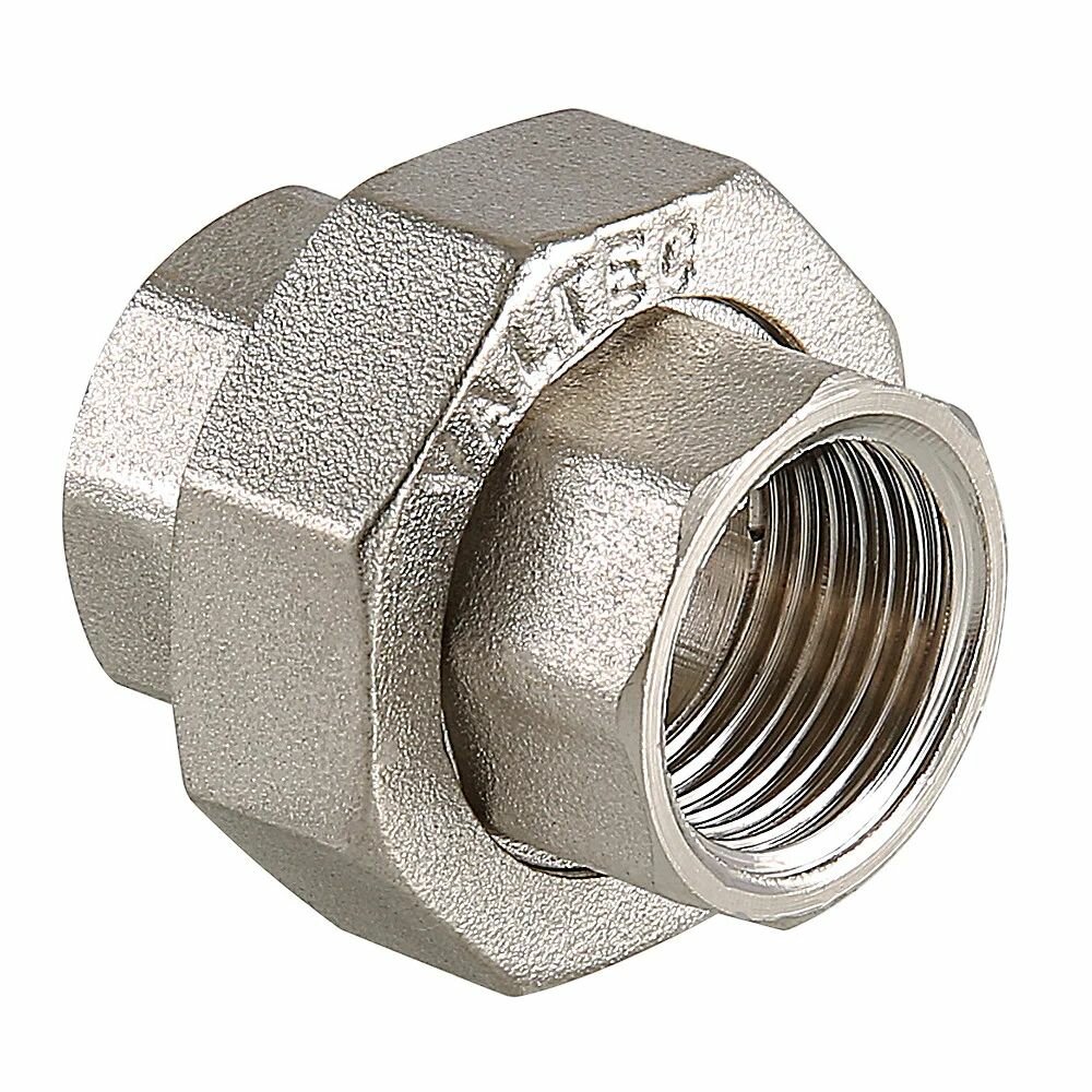 Соединение разъёмное ВВ 1/2" (американка) никелированное VALTEC