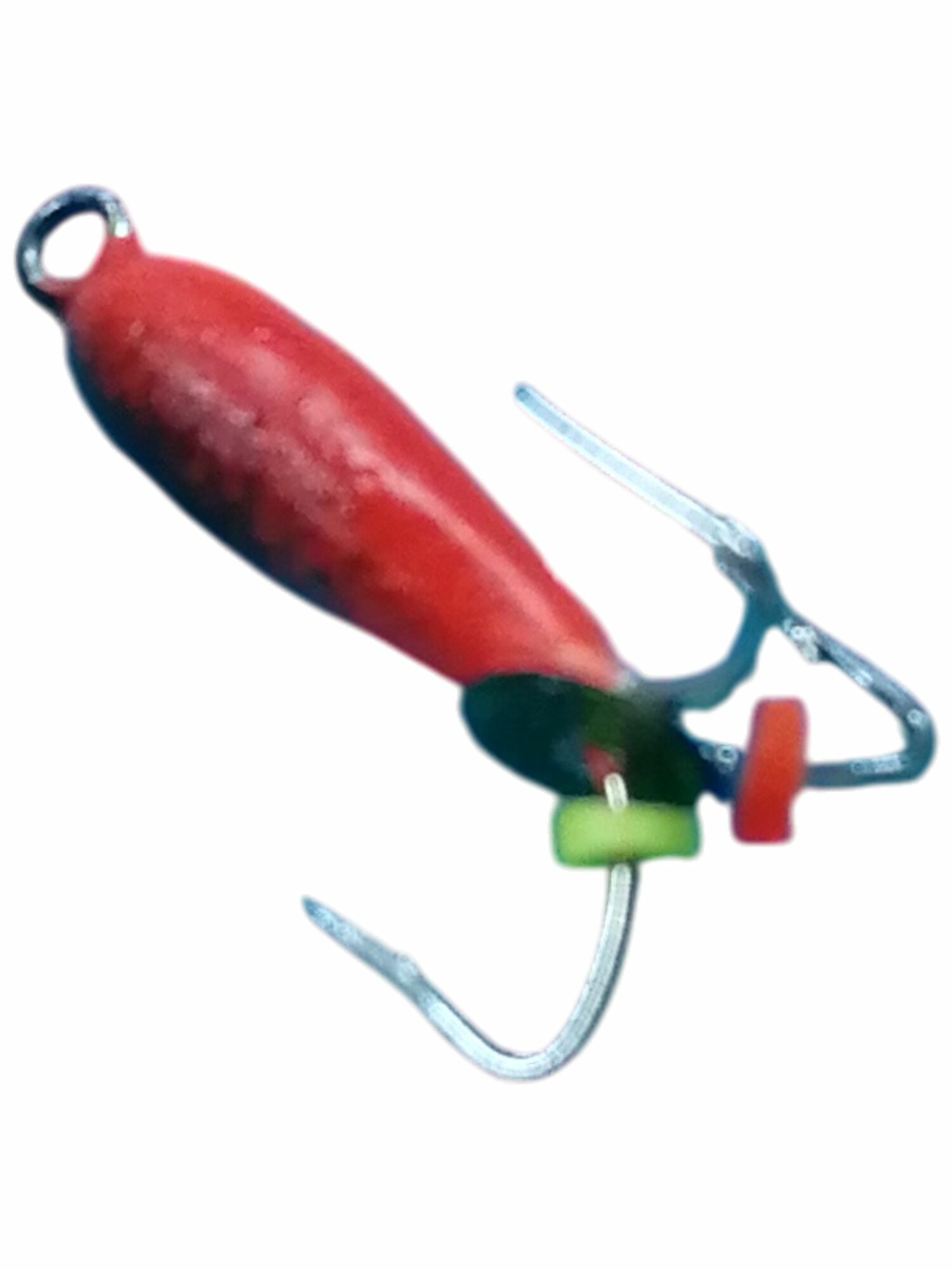 Мормышка вольфрамовая Wormix37 Чертик красный с глазком d-2,5 (182) (уп.1шт)