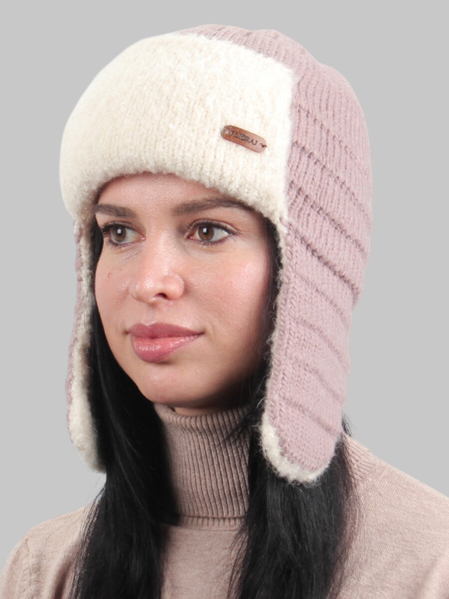 Шапка-ушанка для женщин