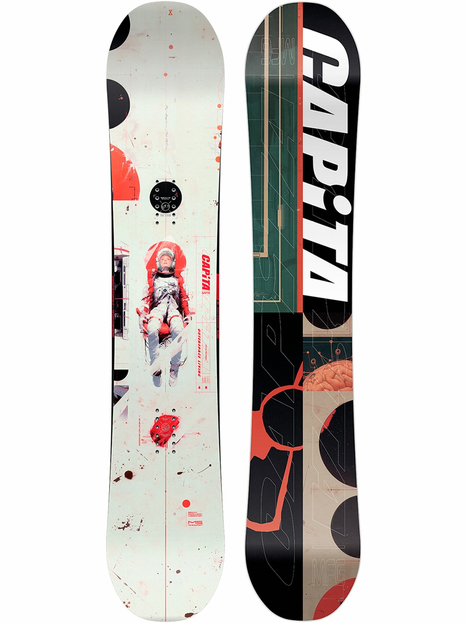 Сноуборд мужской CAPITA OUTERSPACE LIVING (25/26) WhiteSmoke, 160 см