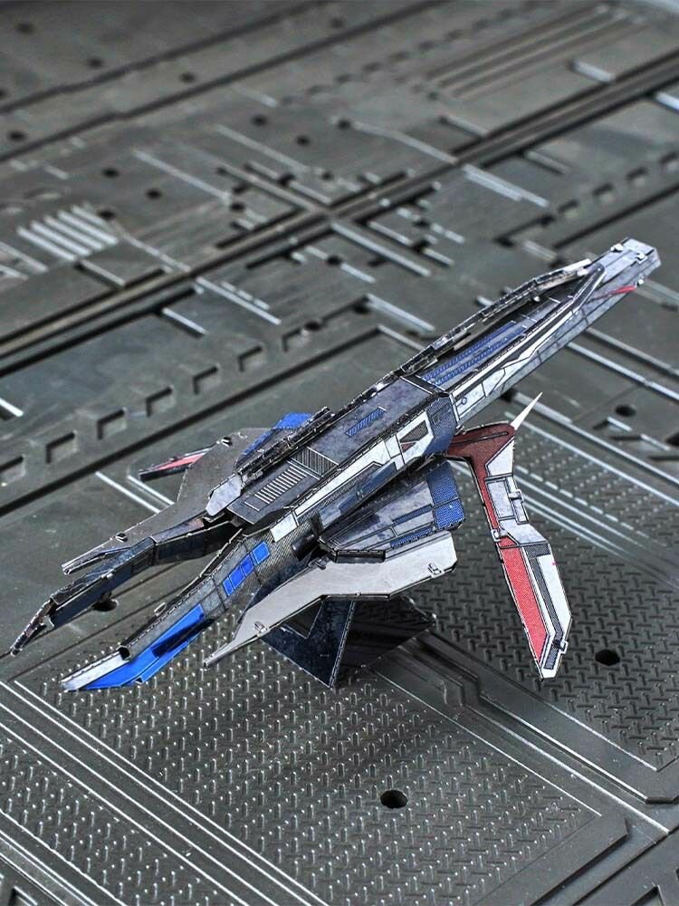 3D трехмерная головоломка, металлическая модель для самостоятельной сборки, цветная, крейсер "Туран", космический линкор