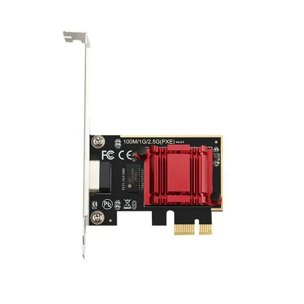 2.5G PCI-E to RJ45 Сетевая карта Wifi Приемник Гигабитная бездисковая сетевая Ethernet 2500 Мбит/с 2,5 Гбит/с для ПК